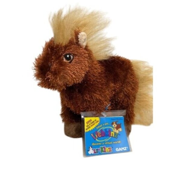 GANZ | Toys | Ganz Webkinz Lil Kinz Horse Plush Stuffed Animal Hs3 Sealed Code New | Poshmark